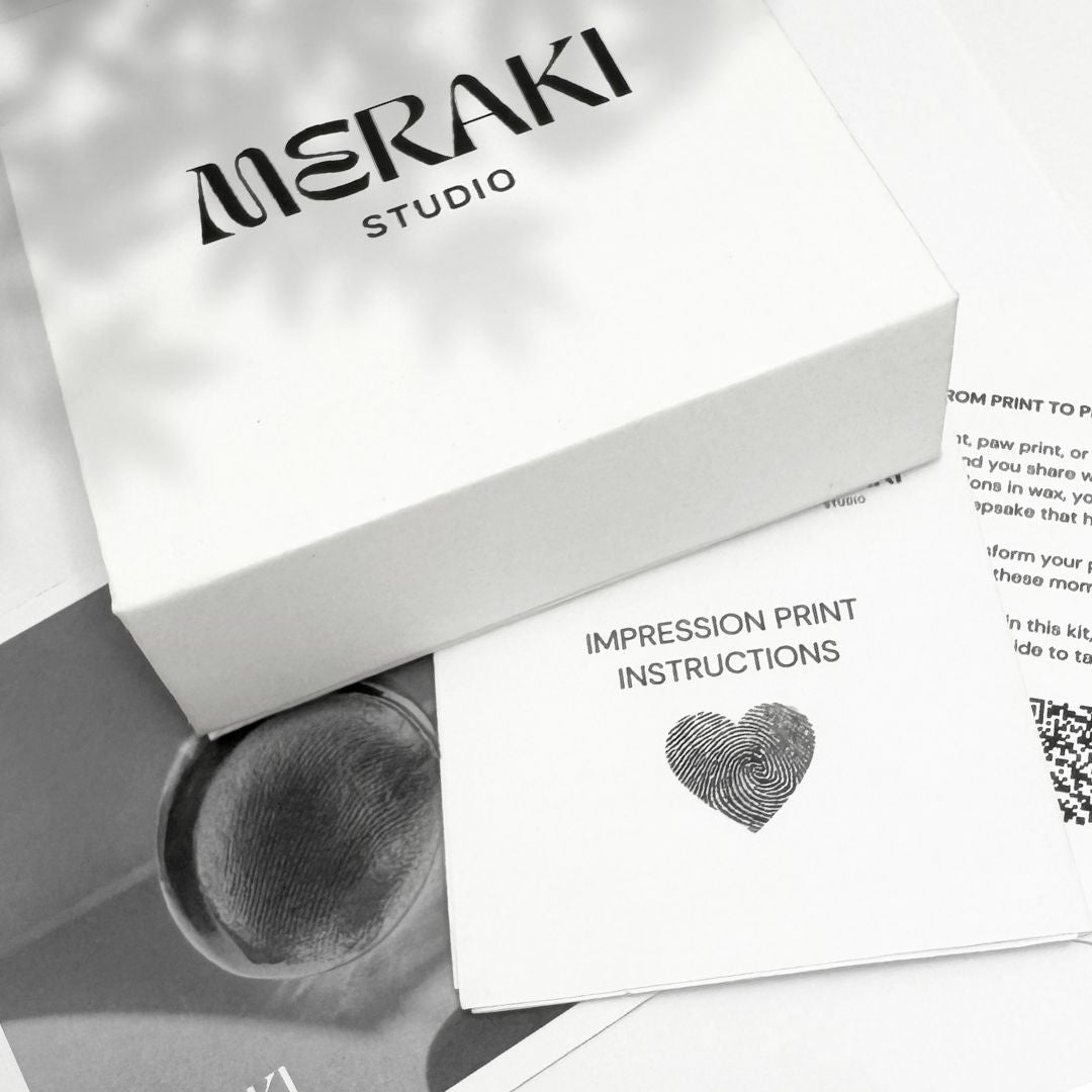 Fingerprint Jewellery in Silver & 9ct Gold | Meraki Studio